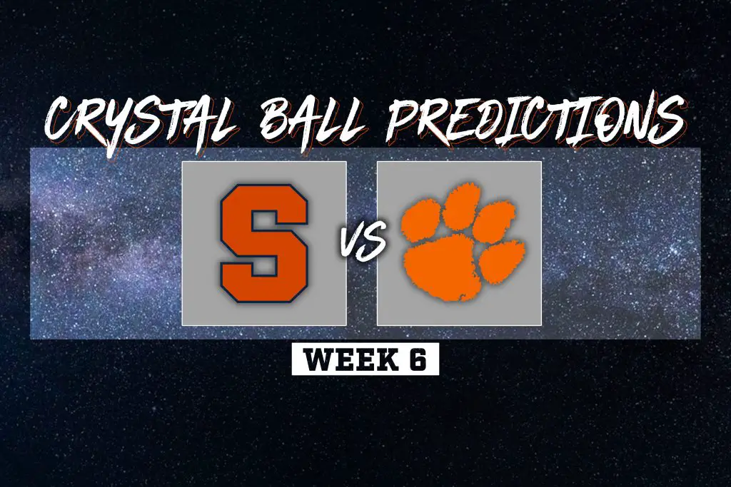 Syracuse vs. Clemson: Crystal Ball Predictions - Orange Fizz