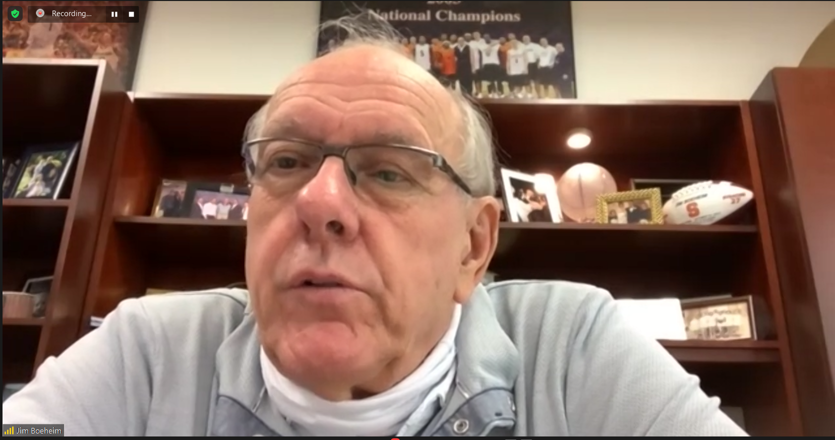 Jim Boeheim Previews 2020-21 Season - Orange Fizz
