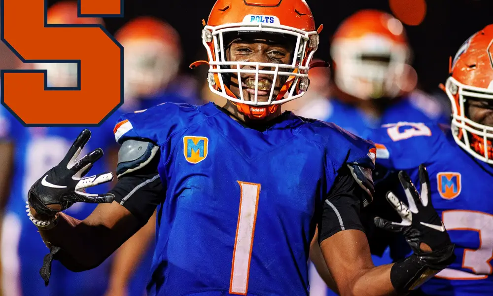 LeQuint Allen Commits to SU Football - Orange Fizz