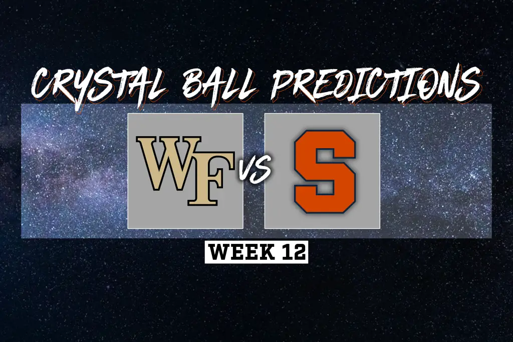 Syracuse Vs. Wake Forest: Crystal Ball Predictions - Orange Fizz